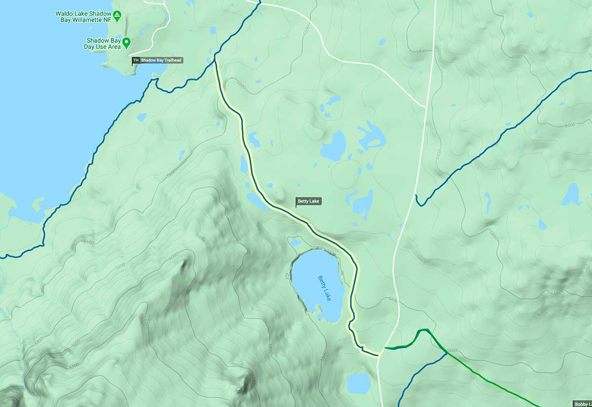 Betty Lake Trail » BendTrails