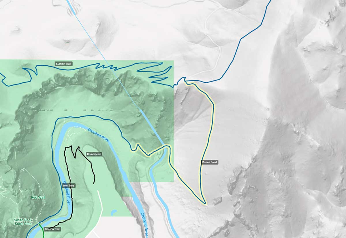 Burma Road Trail » BendTrails
