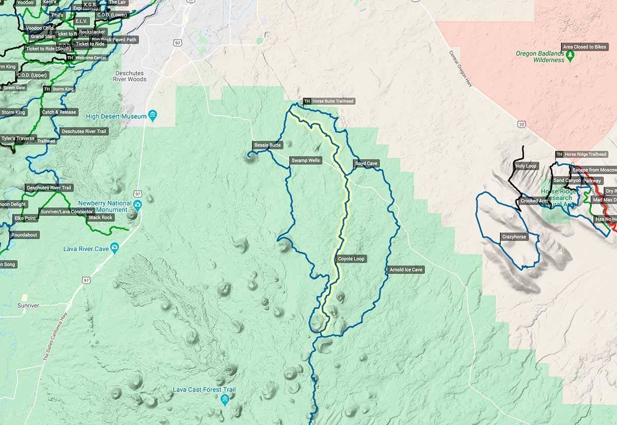 Bend Trails :: Bend Oregon Mountain Biking Trails and Maps