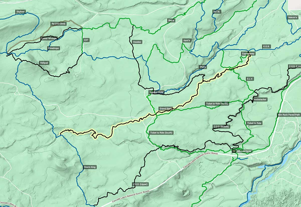 Bend Trails :: Bend Oregon Mountain Biking Trails and Maps