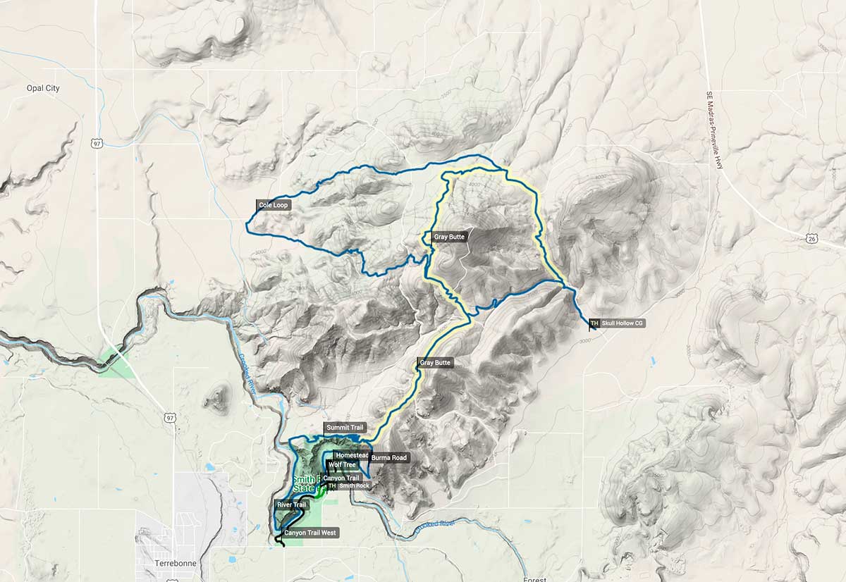 Bend Trails :: Bend Oregon Mountain Biking Trails and Maps