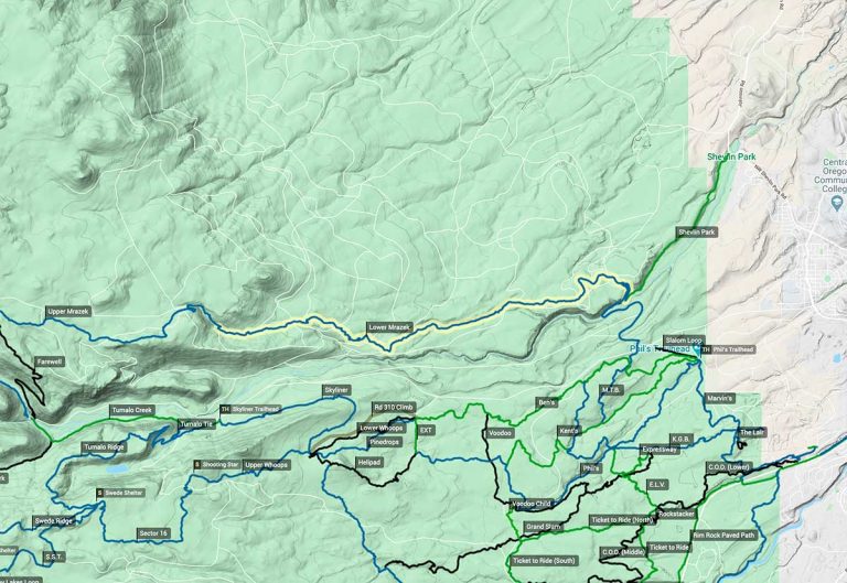 Bend Trails :: Bend Oregon Mountain Biking Trails and Maps
