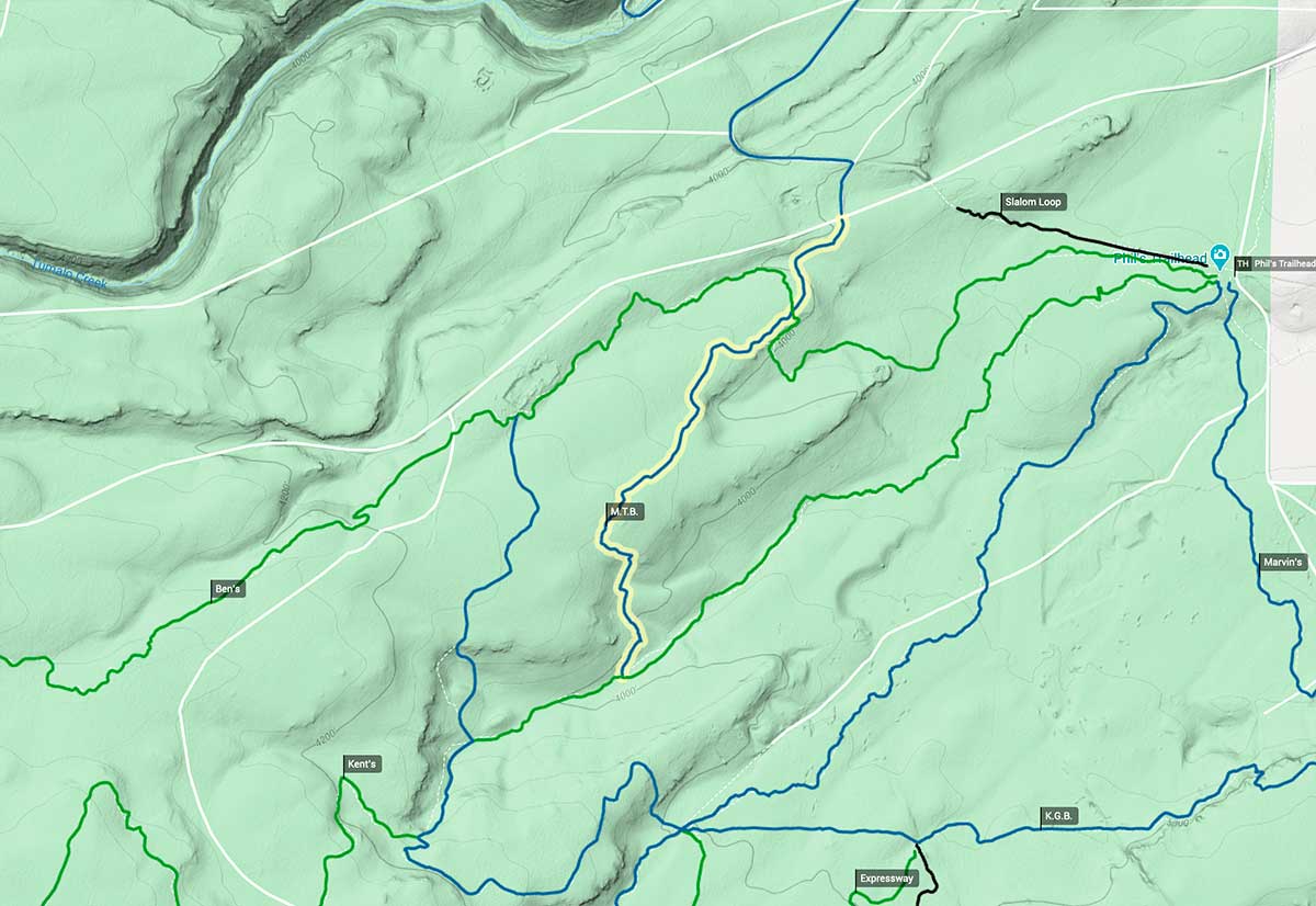 M.T.B. Trail » BendTrails