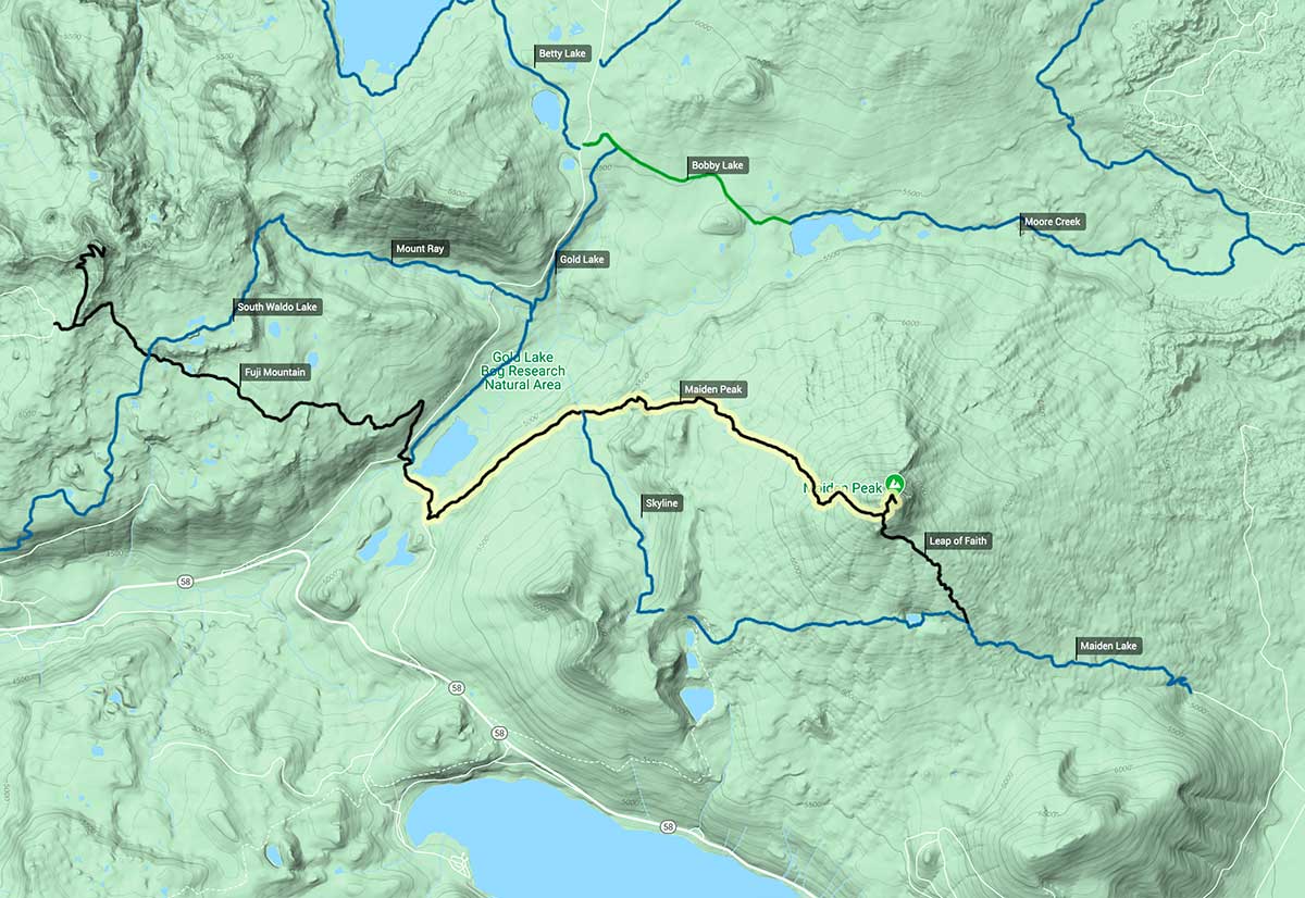 Maiden Peak Trail » BendTrails