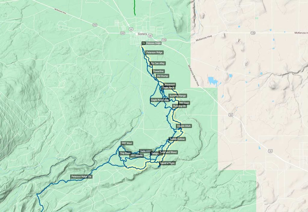 Bend Trails :: Bend Oregon Mountain Biking Trails and Maps