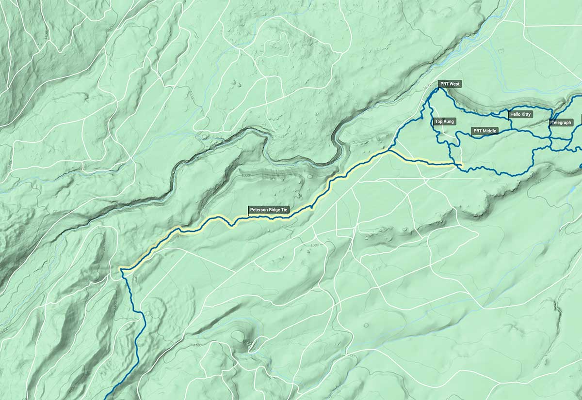 Peterson Ridge Tie Trail » BendTrails