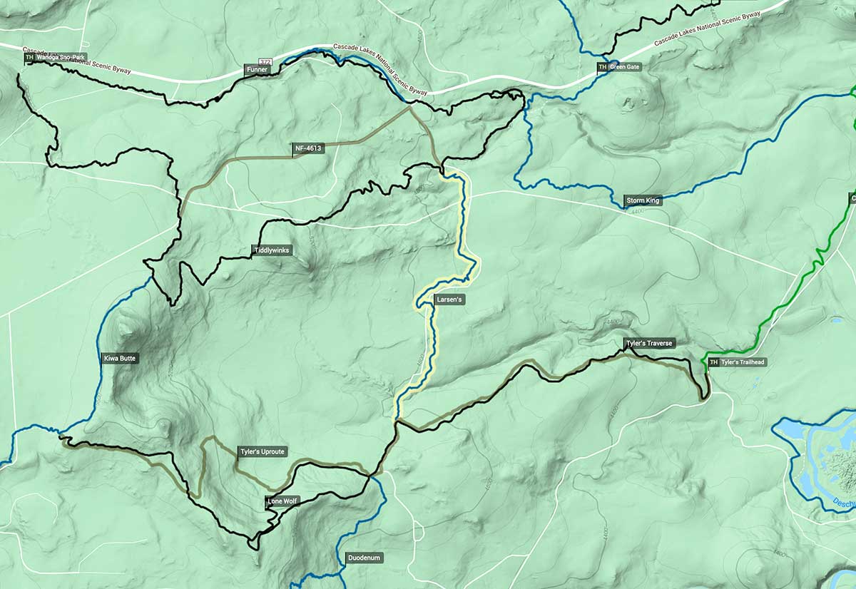 Bend Trails :: Bend Oregon Mountain Biking Trails and Maps