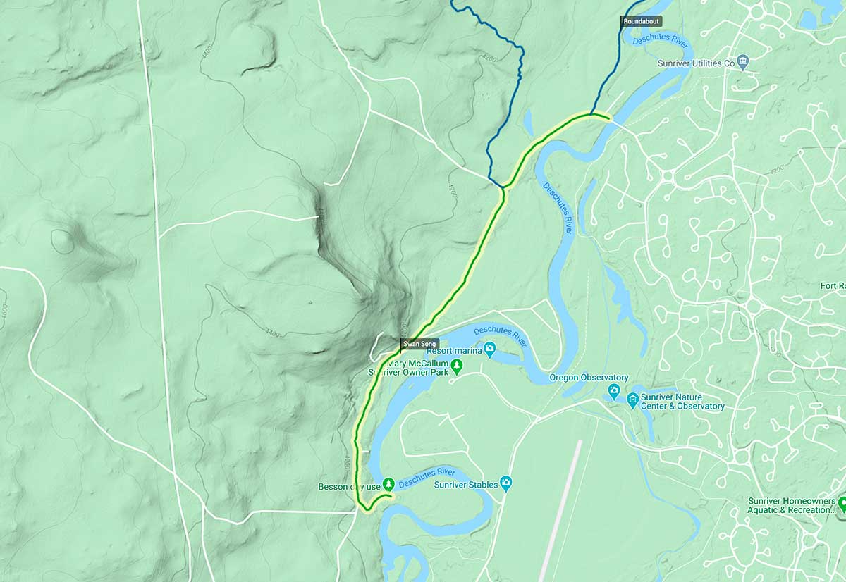 Swan Song Trail » BendTrails