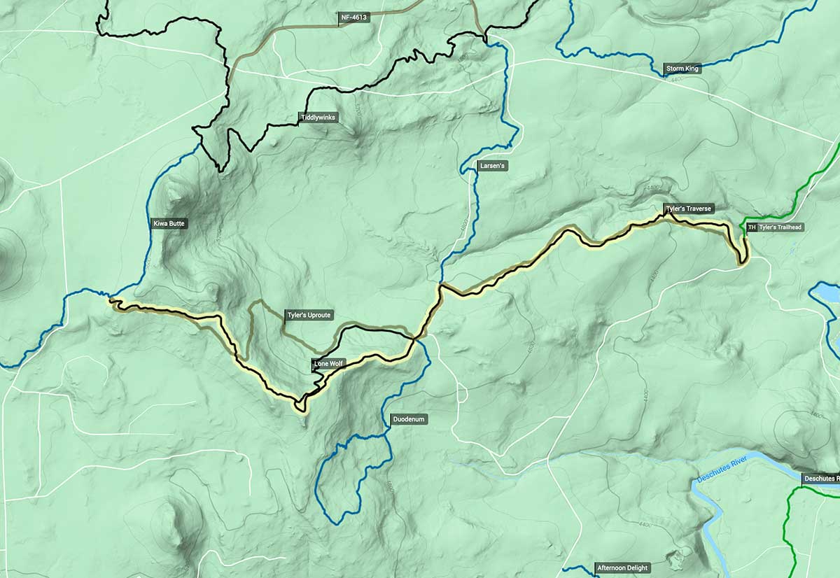Tyler’s Traverse Trail » BendTrails