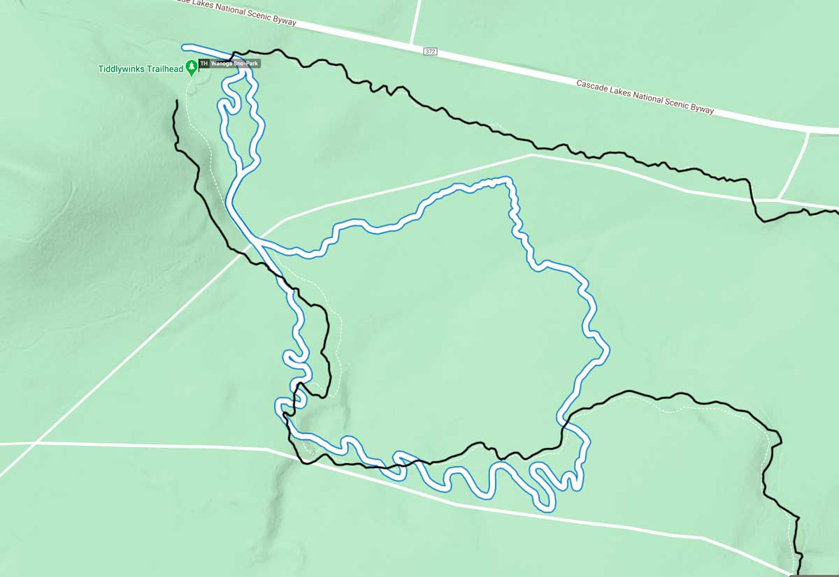 Wanoga: 3 PSI Trail Map